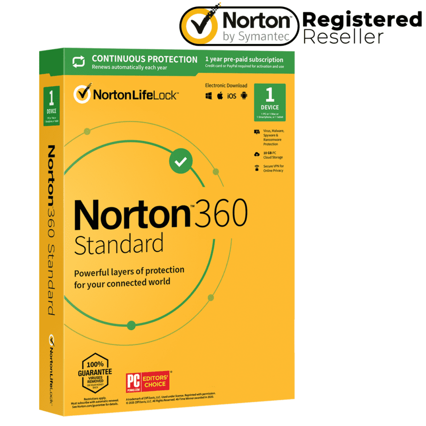 Norton 360 Standard 2024 – 1 Year 1 Device | Digital License - Best ...